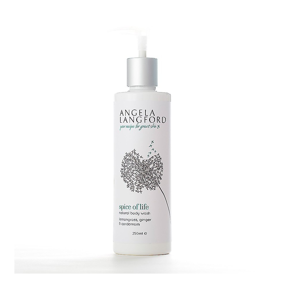 natural organic body wash | spice of life | Angela Langford Skincare