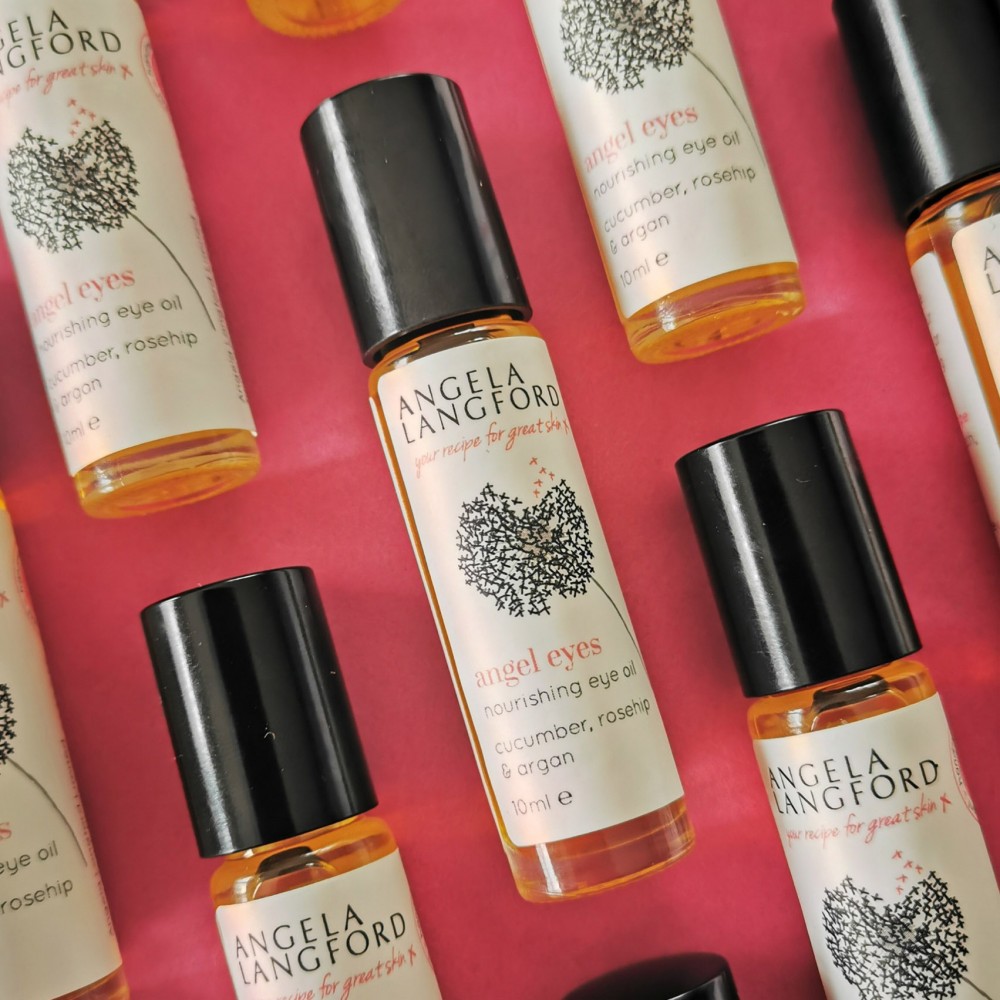 natural organic eye oil | angel eyes | Angela Langford Skincare